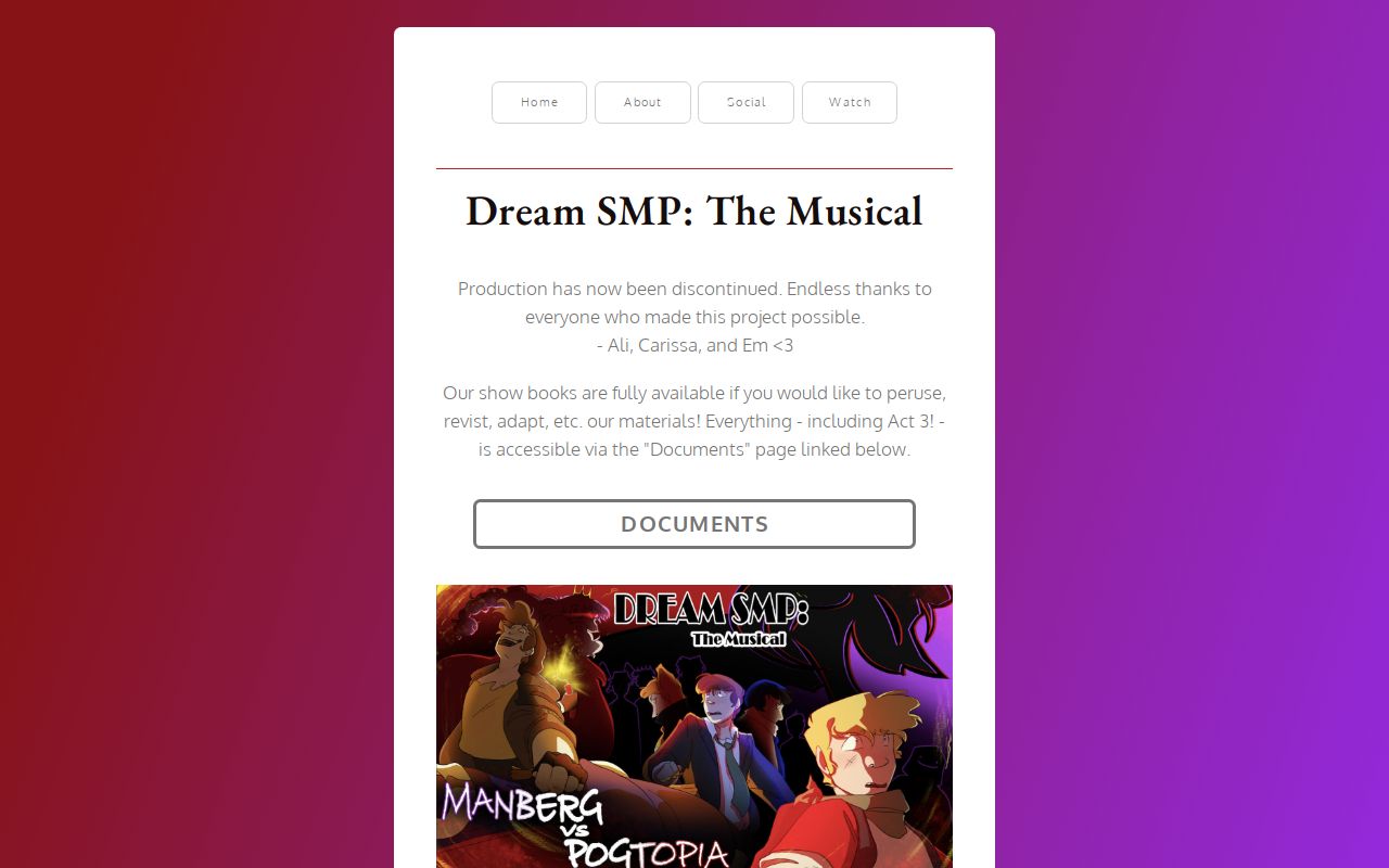 Dream SMP: The Musical